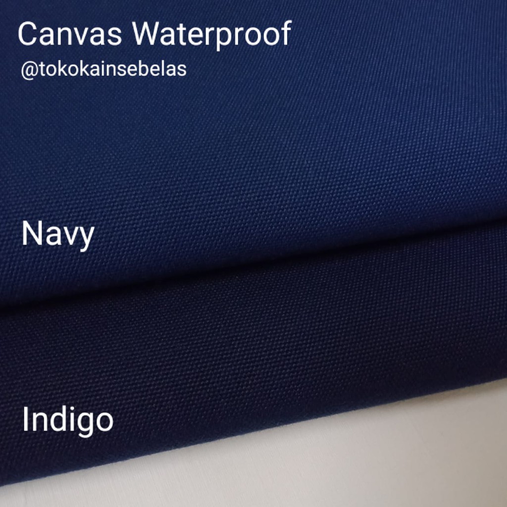 Jual Canvas waterpoorf warna Indigo 0,5mtr | Shopee Indonesia