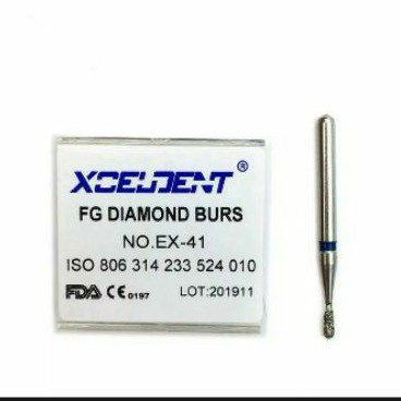Jual DENTAL PREPARASI BUR EX 41 Diamond Bur Kecepatan Tinggi Satuan ...