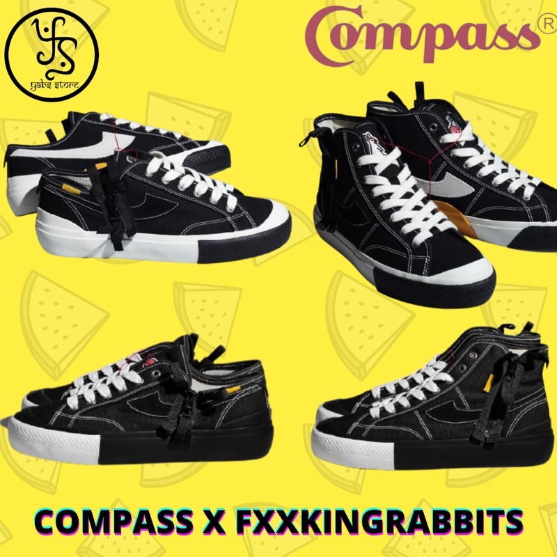 Jual [ORIGINAL] Sepatu Compass Proto Fr2 V1 & V2 Low / High Series ...
