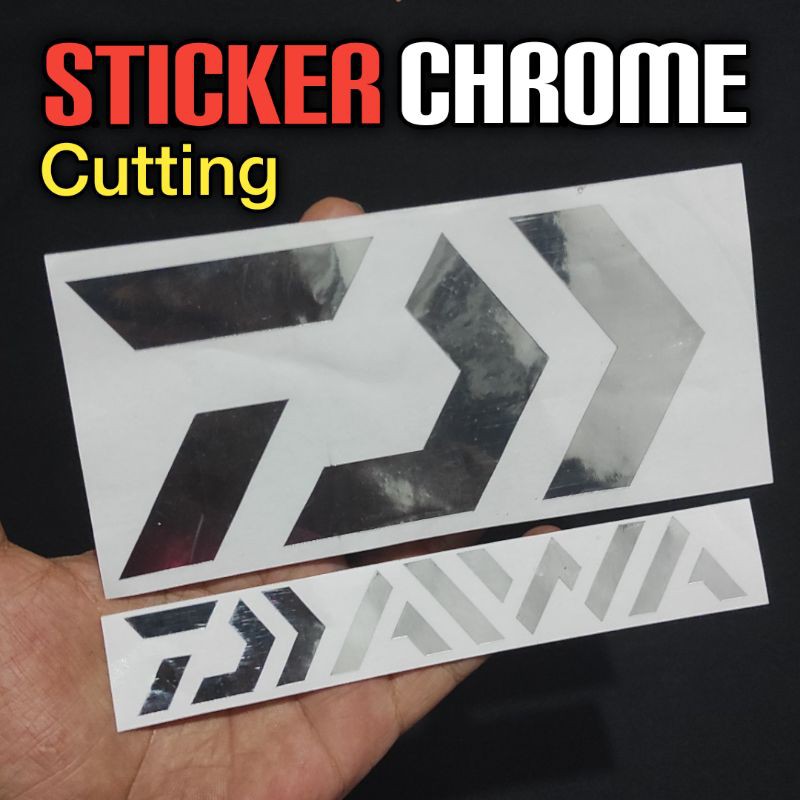 Jual Sticker Cutting Daiwa Logo Daiwa Chrome Gamakatsu Jigging Master ...