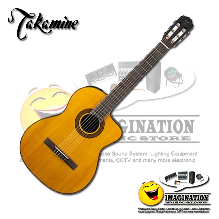 Jual Takamine GC3CE, Nylon String Acoustic-Electric Guitar - Natural | Shopee Indonesia