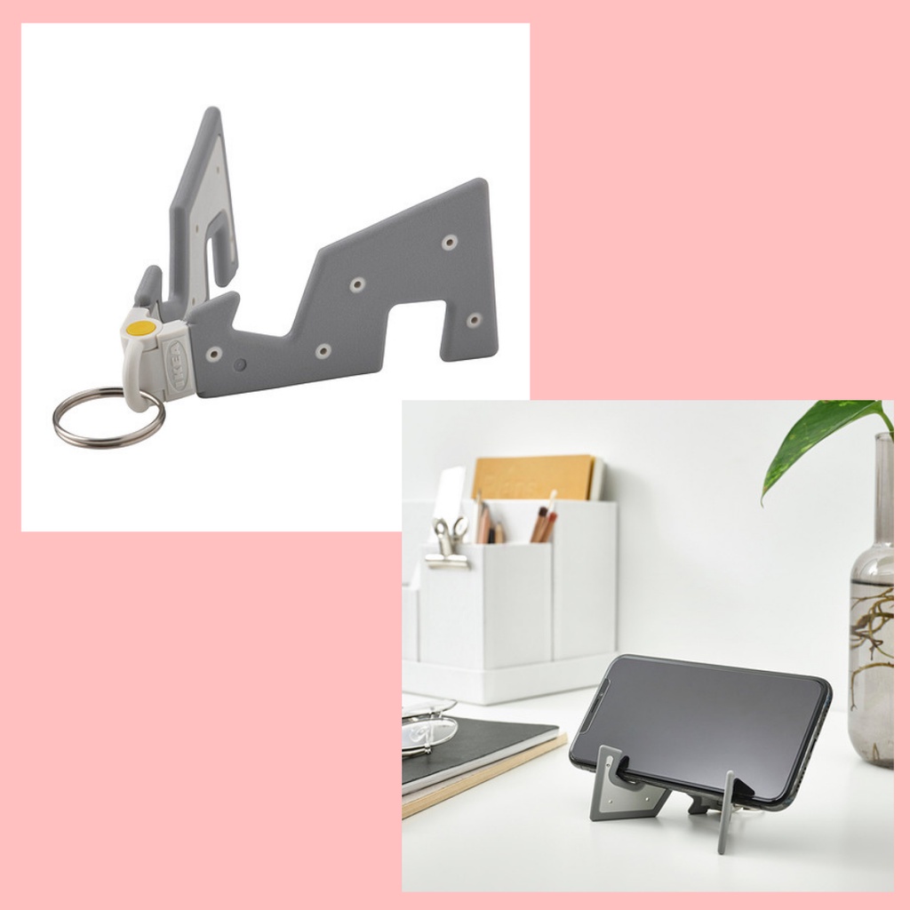 Jual YUPPIENALLE Tempat untuk handphone warna abu-abu, stand handphone ...