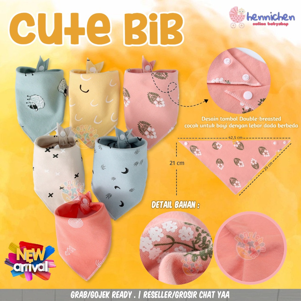 Jual CUTE BIB SEGITIGA SLABBER SCARF BANDANA / CELEMEK BAYI SLABER BAYI ...
