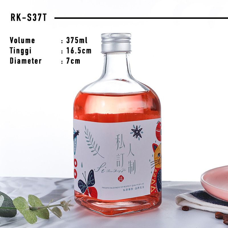 Jual Botol kaca liquor keren tutup cork kayu - 100ml - 250ml - 300ml ...