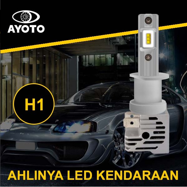 Jual Lampu LED Mobil AYOTO H1 Original (1SET) | Shopee Indonesia