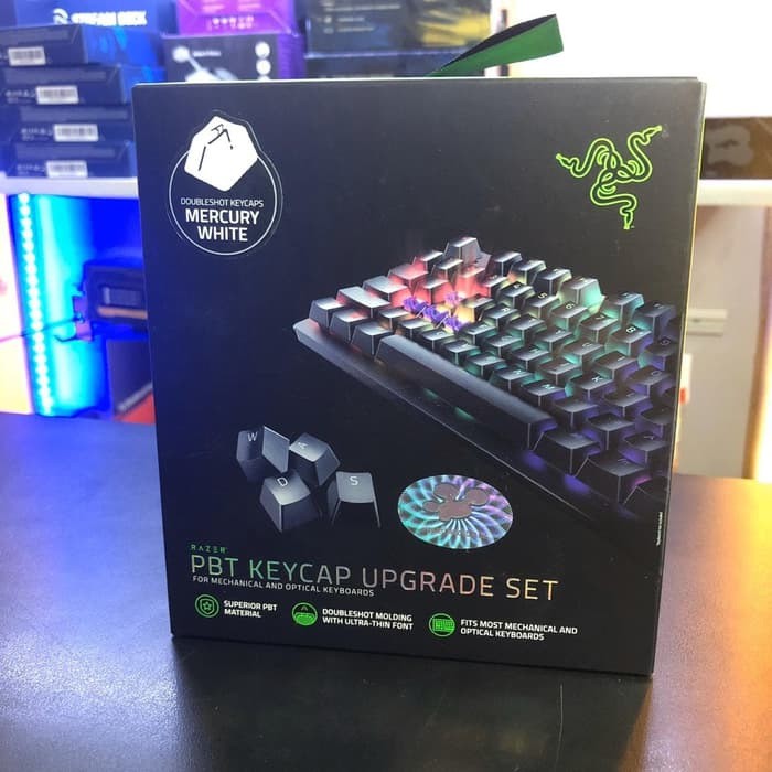 Jual Razer PBT Keycaps for Mechanical Gaming Keyboard | Shopee Indonesia