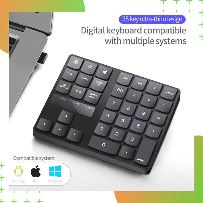 Jual Keyboard Numeric Numpad Keypad Wireless Keybord Mini Pc Numerik