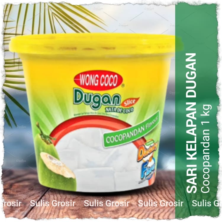 Jual Wong Coco Nata De Coco Dugan Slice Cocopandan 1kg | Shopee Indonesia
