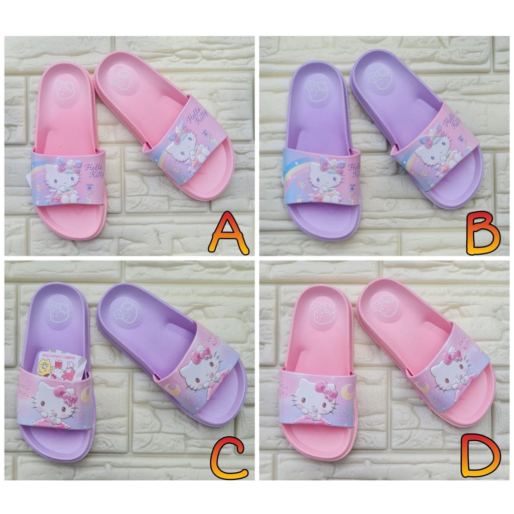 Jual SENDAL ANAK ORI HELLO KITTY PELANGI PARFUM UK (170 17CM) (180 18CM ...