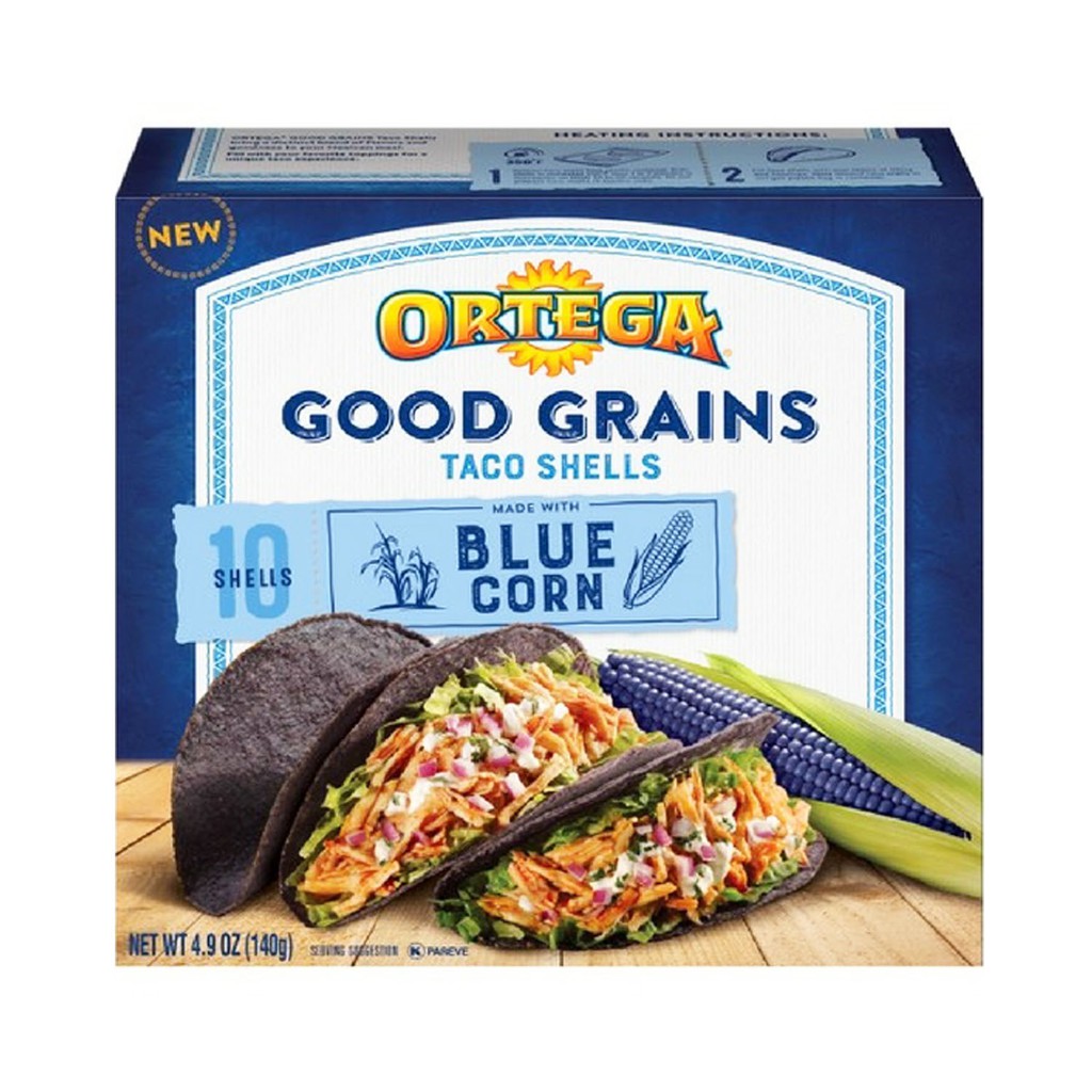 Jual Ortega Good Grains Blue Taco Shells 10 shells | Shopee Indonesia
