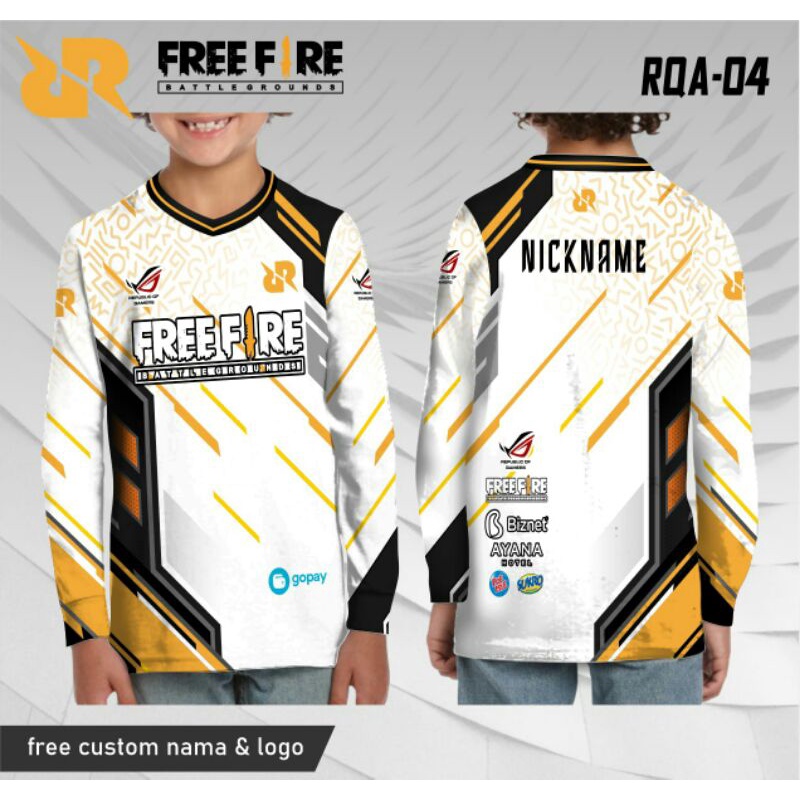 Jual Jersey Free Fire Anak lengan panjang | Shopee Indonesia