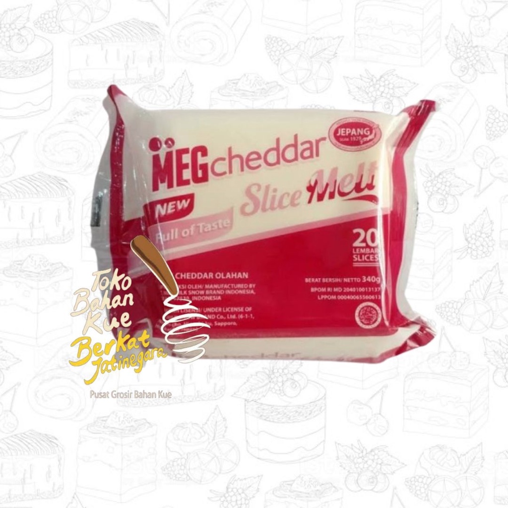 Jual MEG KEJU CHEDDAR SLICE MELT ISI 20 SLICE | Shopee Indonesia