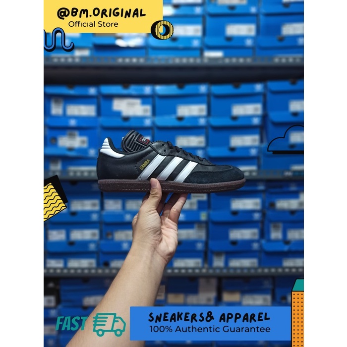 Jual Adidas Samba Classic Black White ORIGINAL 034563 | Shopee Indonesia
