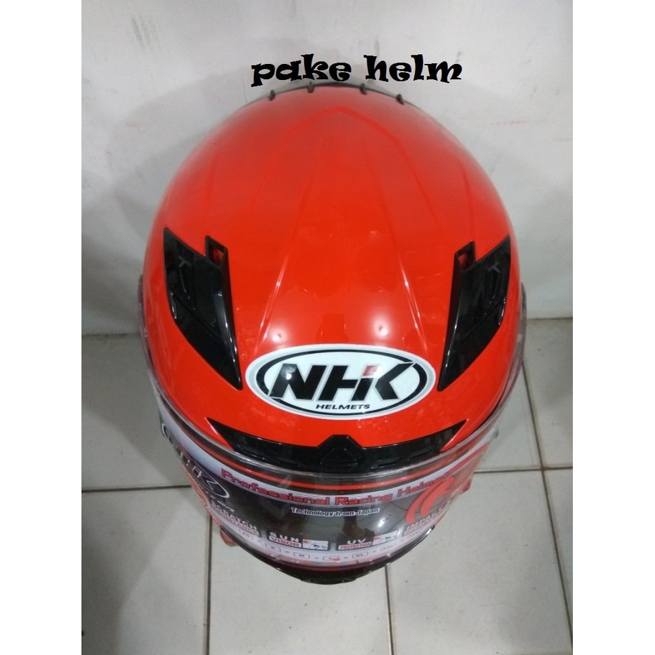 Jual HELM NHK RX 9 SOLID MERAH FERRARI FULL FACE RX9 | Shopee Indonesia