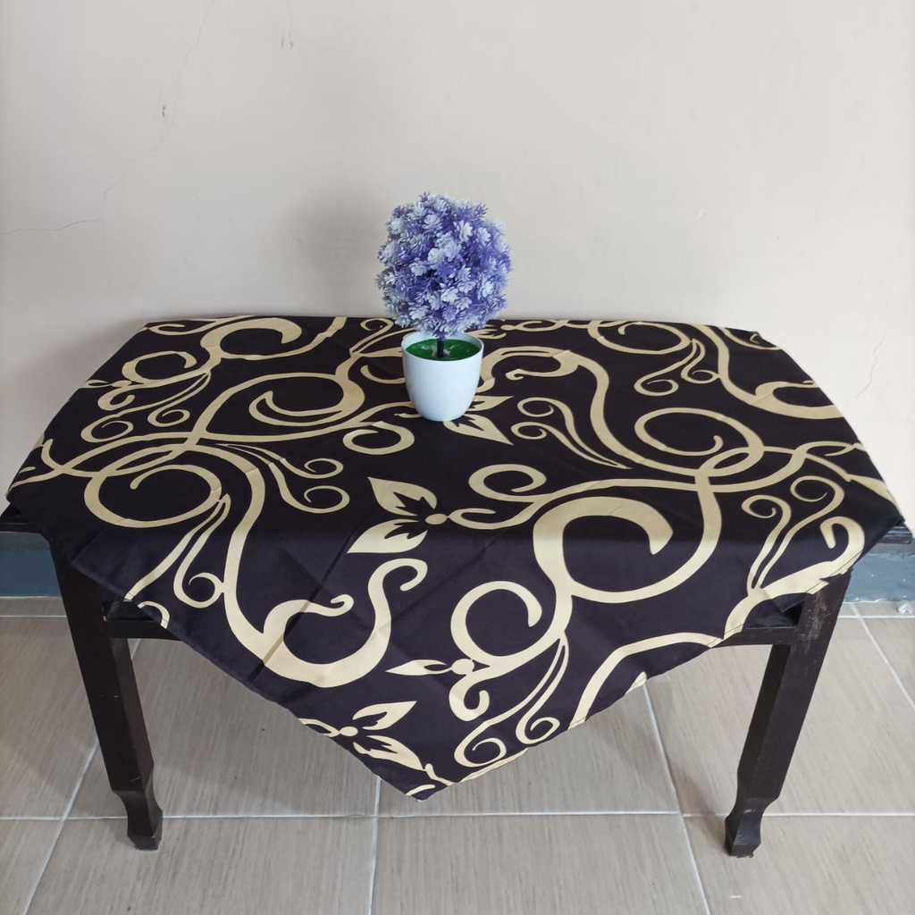 Jual Cover Taplak Meja Kecil Ukuran 100x100 cm Kain Katun Halus Aneka ...