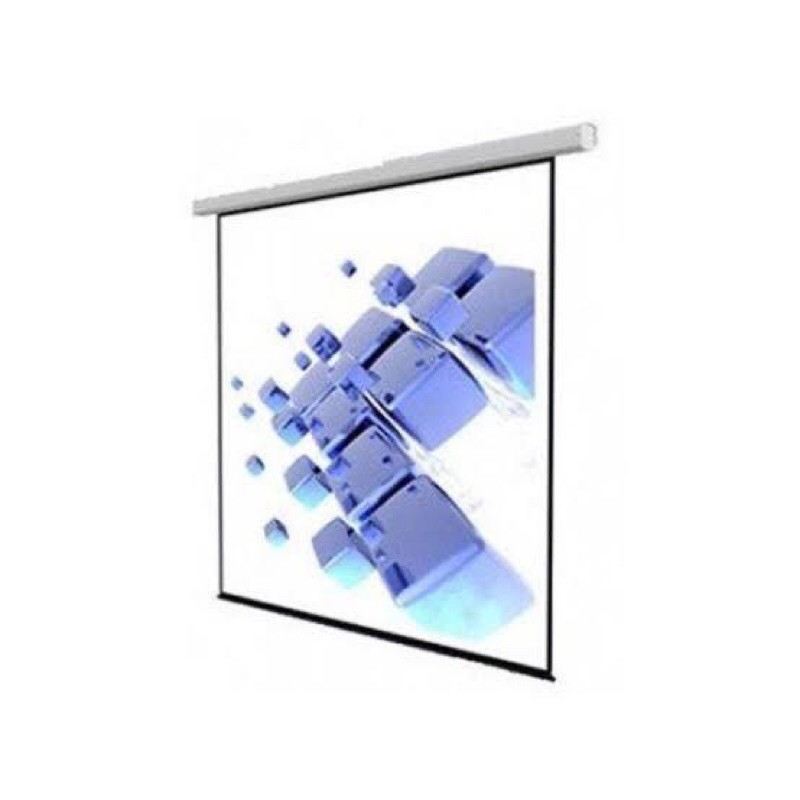 Jual SCREENVIEW MOTORIZED LAYAR PROYEKTOR 200 inch (3x4 m) | Shopee ...