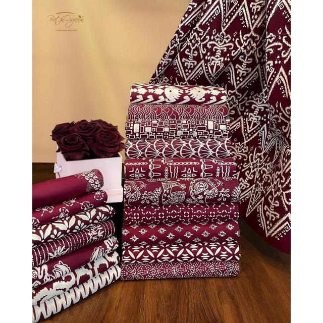 Jual Kain Batik Series Burgundy #1 | Shopee Indonesia