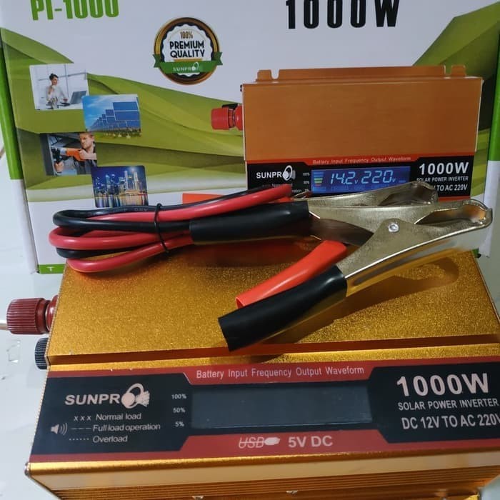 Jual Power Inverter SUNPRO PI-10 1000 Watt Dilengkapi fungsi ...