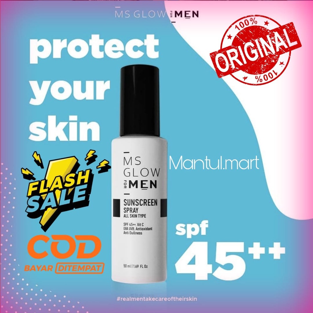 Jual Sunscreen spray ms glow men sunscreen men sunscreen spray men ...
