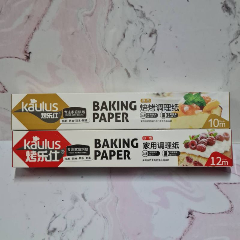 Jual Kaulus non stick Baking paper / kertas panggang kue / roti ...