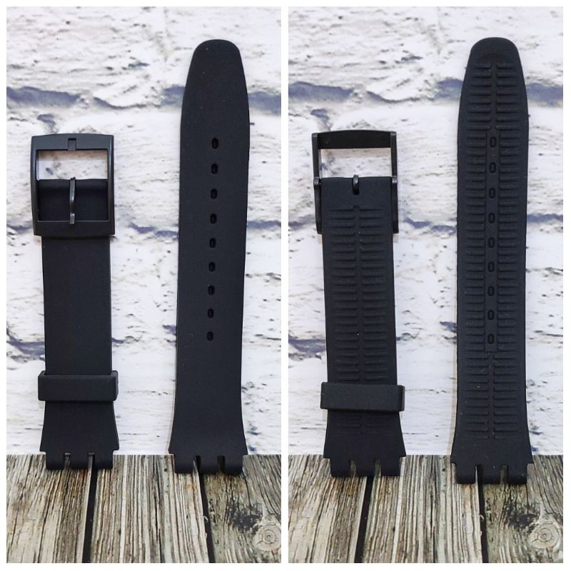 Jual tali jam swatch 19 mm tali swatch tali rubber swatch | Shopee ...