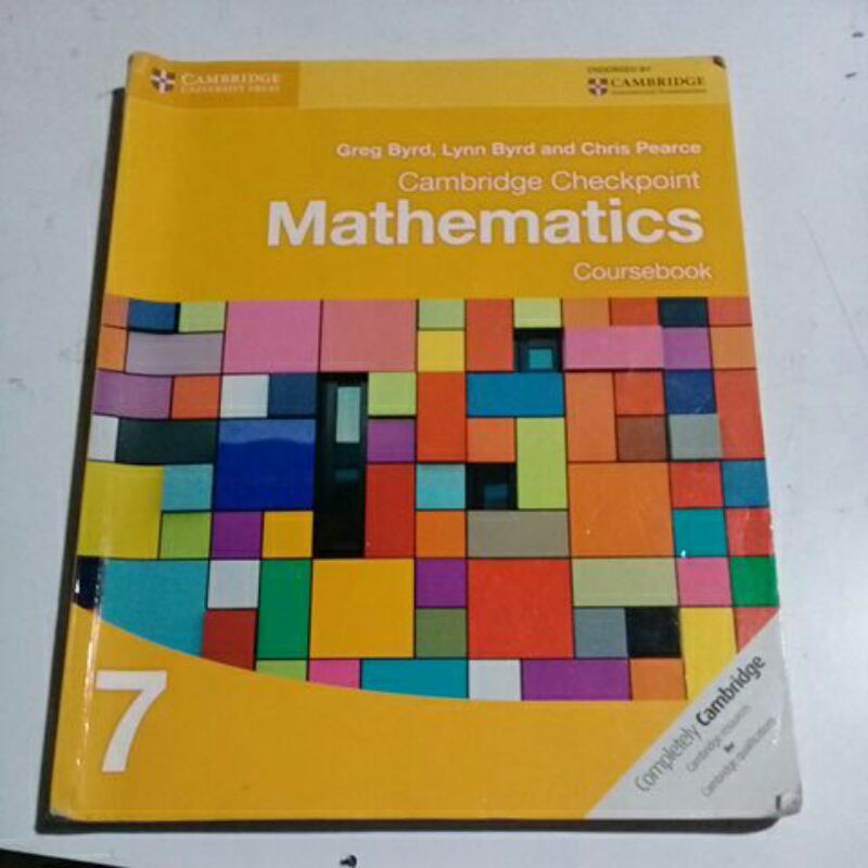 Jual Cambridge Checkpoint Mathematics Coursebook 7. | Shopee Indonesia