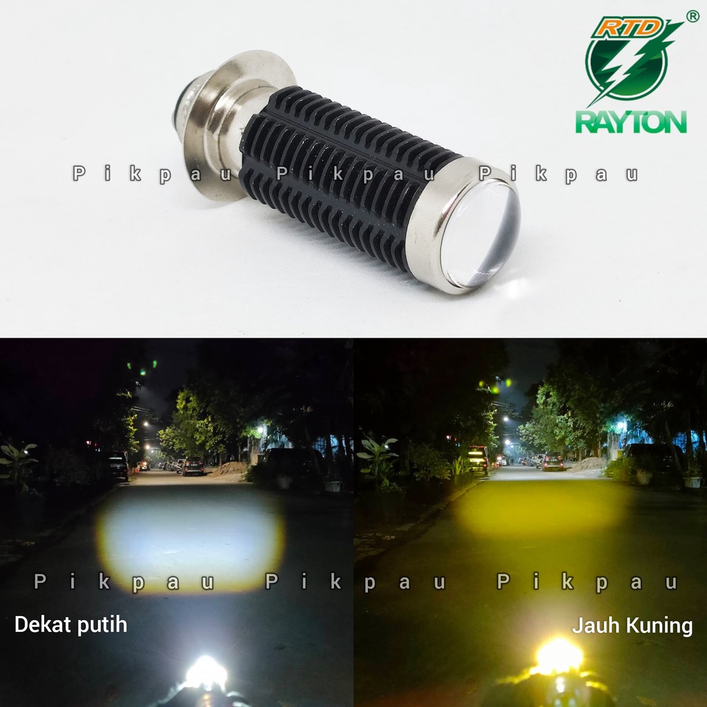 Jual Lampu Utama Motor H6 Laser M11W Original RTD Rayton Putih Kuning ...