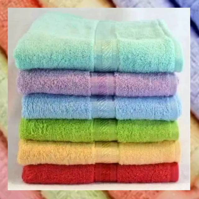 Jual Handuk Merah Putih Polos 30x70 cm Terry Palmer | Shopee Indonesia