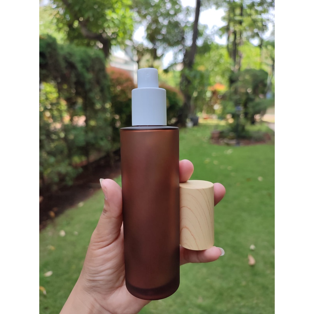 Jual Botol Spray Pump 100ml Botol Sprayer Kosmetik Serum Toner 100ml ...