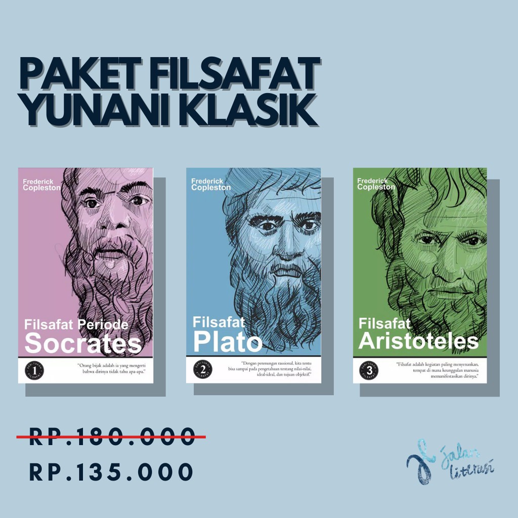 Jual Paket Filsafat Yunani Klasik - Socrates - Plato - Aristoteles ...
