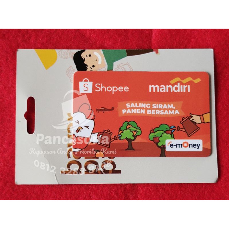 Jual Kartu EMoney Mandiri Limited Edition - Shopee Tanam | Shopee Indonesia