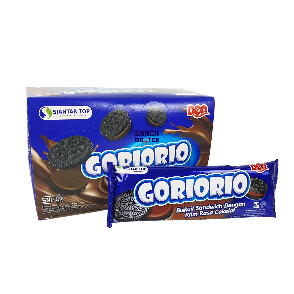 Jual Deo Goriorio Biskuit Sandwich BOX - Netto 10 bks x 23 gr | Shopee ...