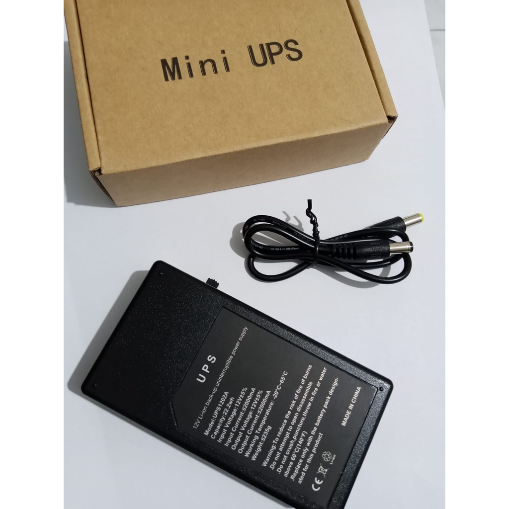 Jual MINI UPS Backup Battery/Baterai CCTV/Baterai Monitor/Baterai ...