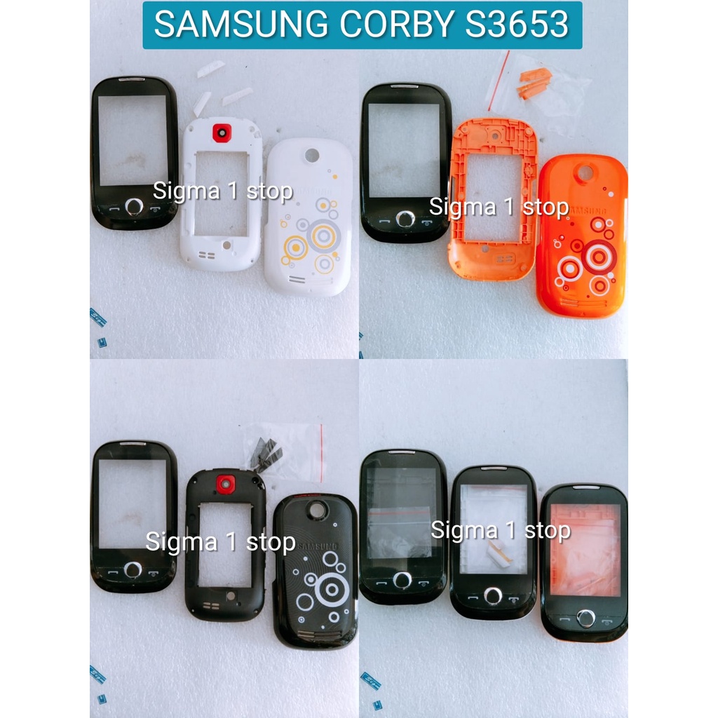 Jual SAMSUNG CORBY GT-S3653 FULL SET + TULANG HOUSING CASE KESING JADUL ...