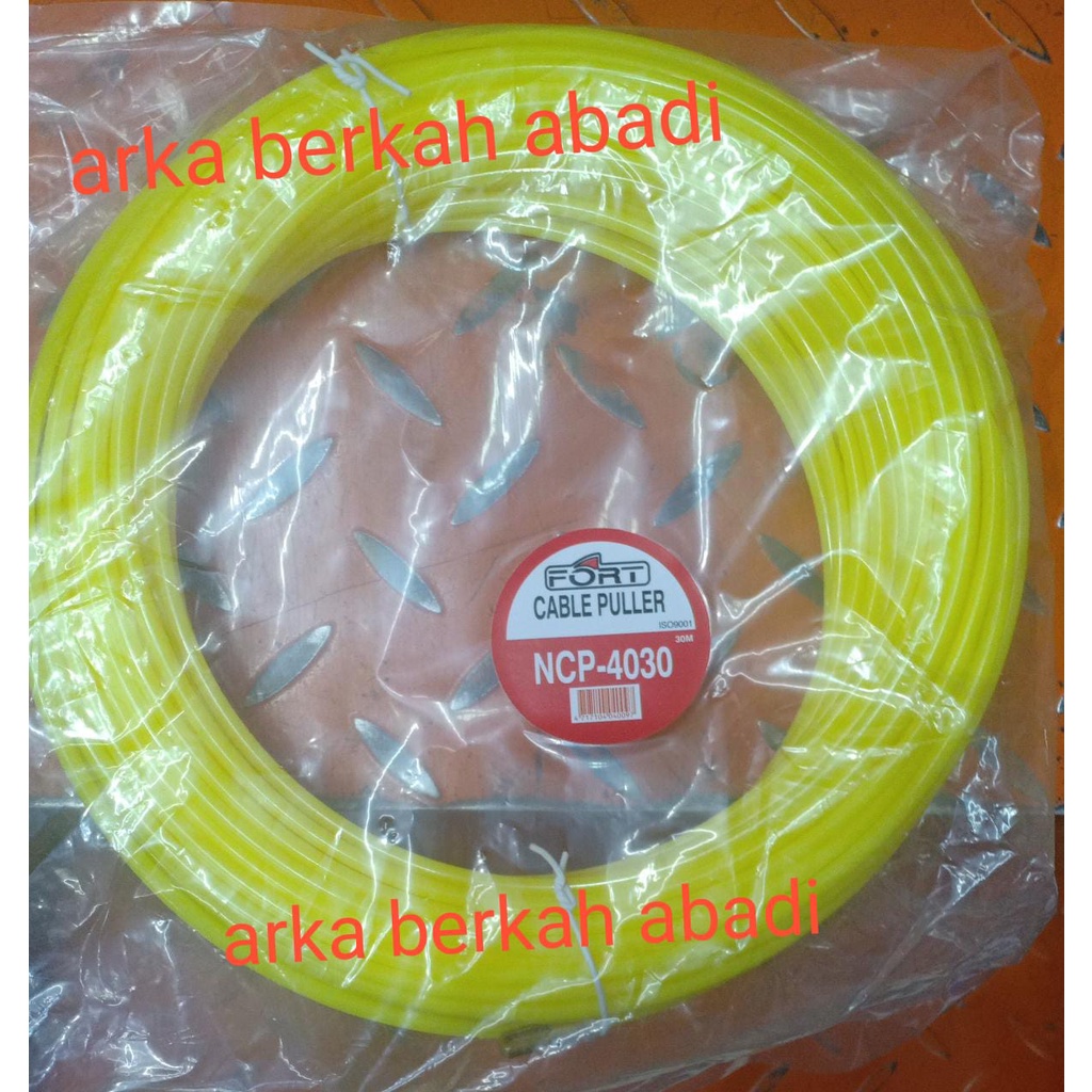 Jual FORT CABLE PULLER 30 mtr Penarik Kabel / TREKPER 4mm kuning ...