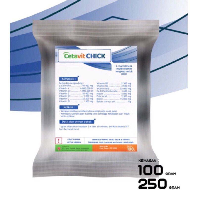Jual CTSI / Cetavit Chick 100 Gr / Vitamin Lengkap Untuk Chick In ...