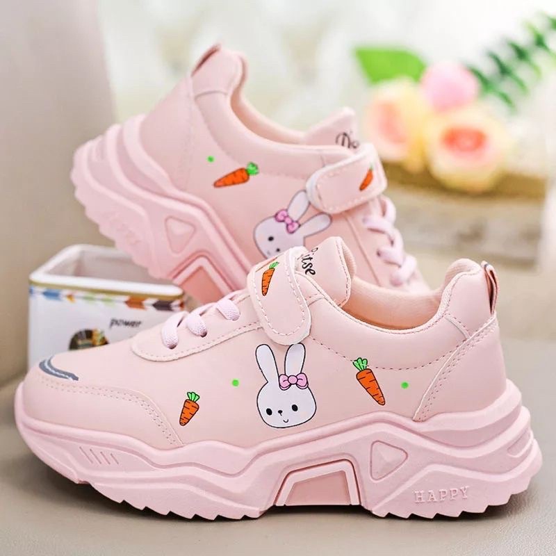 Jual sepatu sneaker anak perempuan kelinci pink | Shopee Indonesia