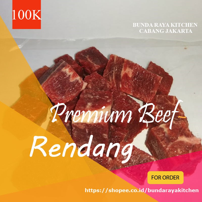Jual Premium Daging Rendang 1kg /Harga GROSIR/,QUALITY RESTO PADANG ...