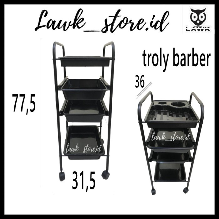 Jual Trolley barber 4 susun / trolly barber / Troli barbershop dan ...