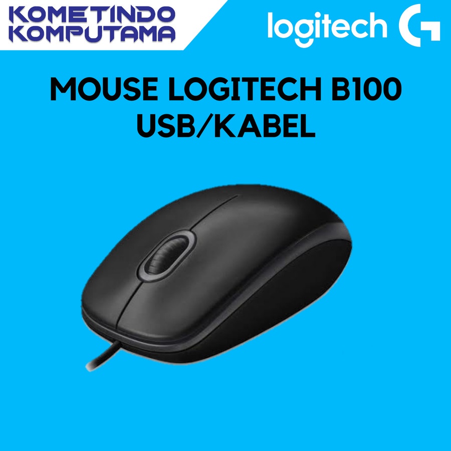 Jual MOUSE LOGITECH B-100 USB B100 ORIGINAL GARANSI 100% RESMI | Shopee ...