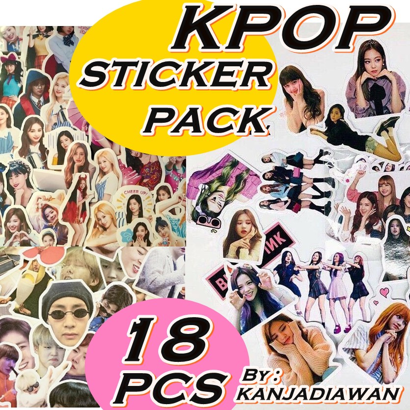 Jual 18 PCS KPop Sticker Pack Boy Story, BTS, Got7, Twice, TXT, Stray ...