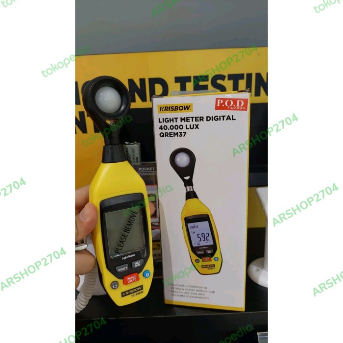 Jual Krisbow Alat Ukur Light Meter Digital 40.000 Lux | Shopee Indonesia