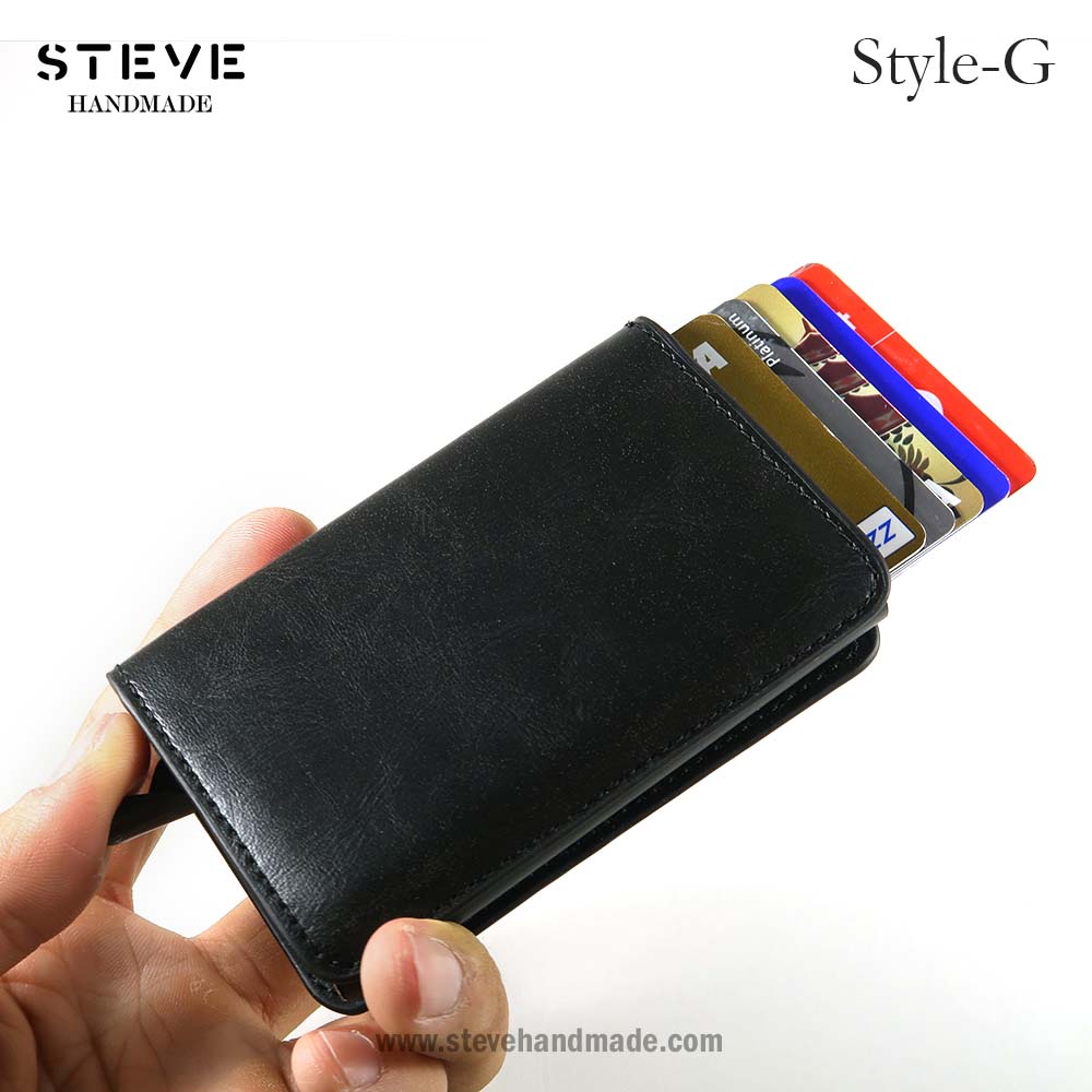 Jual Dompet Kartu RFID Card Holder Style G ATM Wallet Pria Custom Nama ...