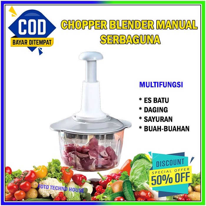Jual Blender Kapsul Manual Tekan - Chopper Capsul Pencacah Daging & Sayur | Shopee Indonesia