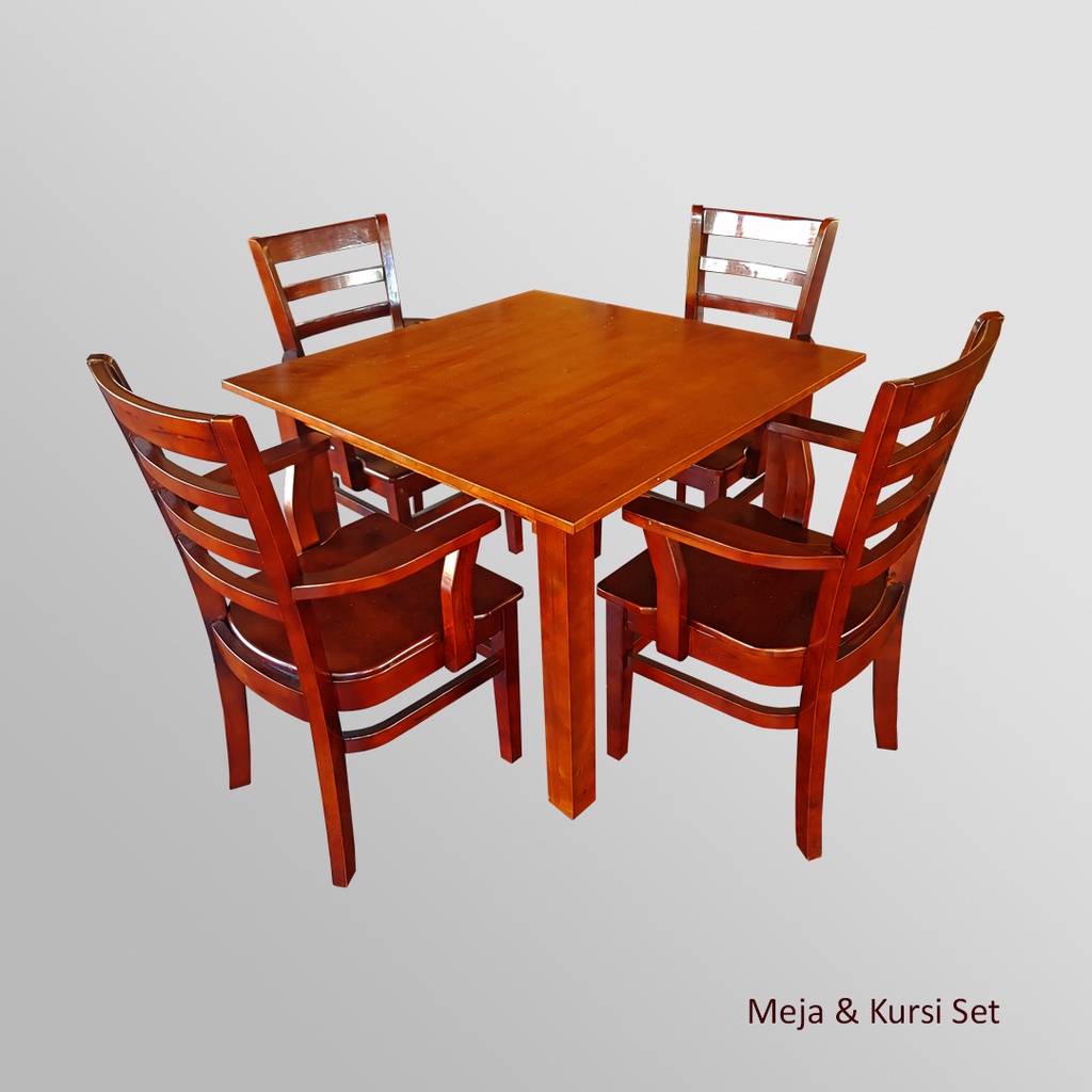 Jual Paket Meja dan Kursi Makan untuk Rumah dan Cafe | Shopee Indonesia