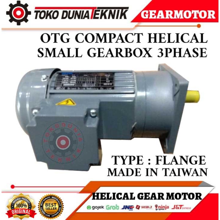Jual OTG 400W-3PHASE-RATIO 20-30 SHAFT 28MM HELICAL GEARMOTOR GEARBOX ...