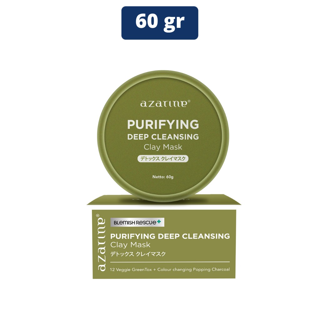 Jual Azarine Purifying Deep Cleansing Clay Mask | Shopee Indonesia
