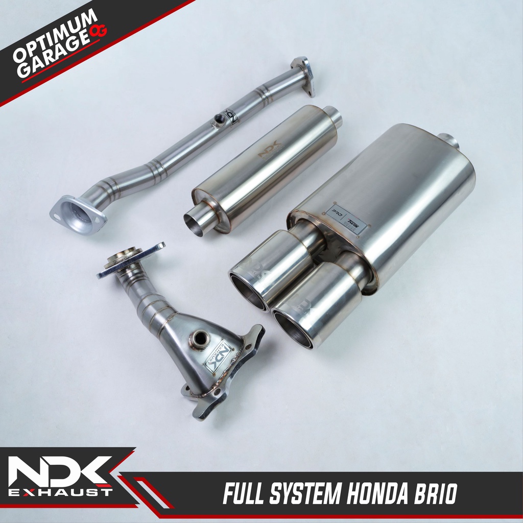 Jual FULL SISTEM KNALPOT MOBIL NDK EXHAUST MUFFLER PRO TWIN RESONATOR ...