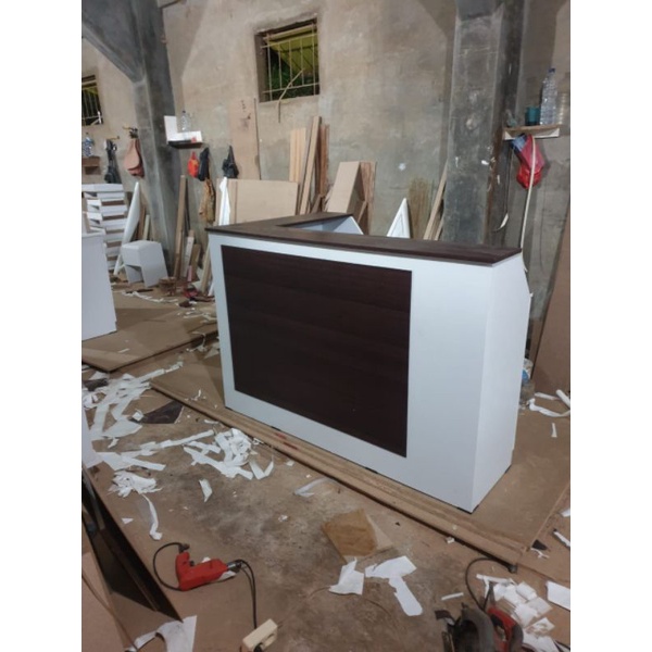 Jual MEJA KASIR / MEJA LAUNDRY / MEJA TOKO L TERBARU DAN TERMURAH ...