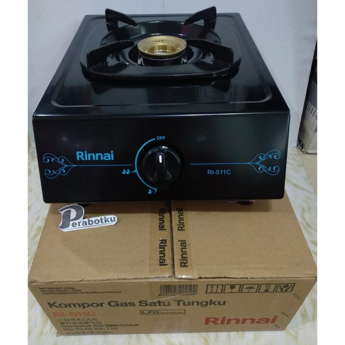 Jual Kompor Gas Rinnai RI-511C / Kompor Gas 1 Tungku | Shopee Indonesia